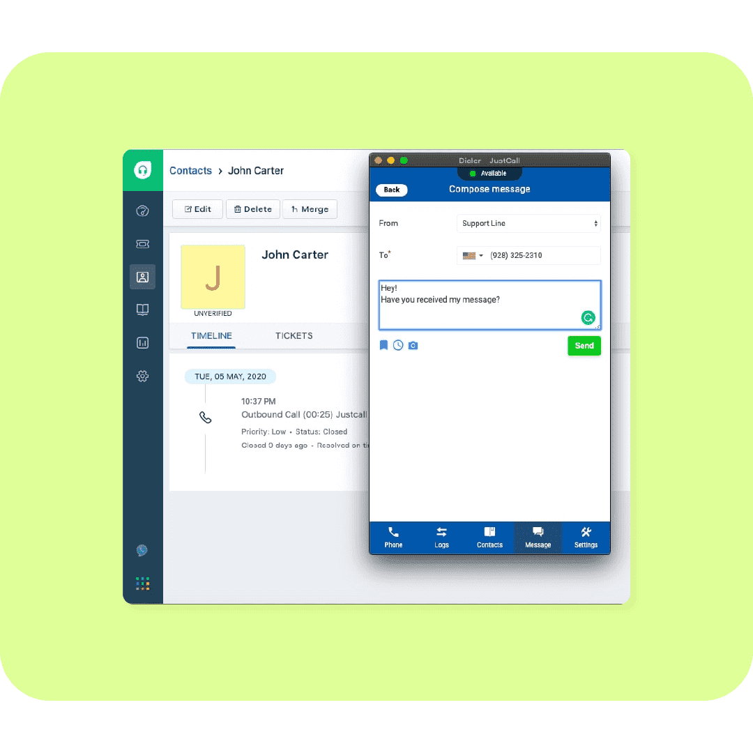 Phone System for Freshdesk | JustCall.io
