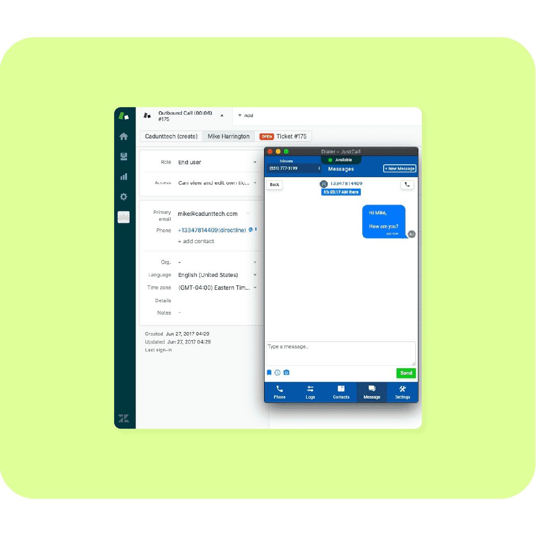 Integrate Phone Calls with Zendesk | JustCall.io