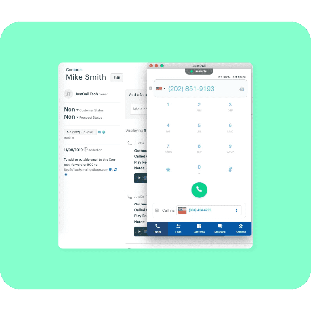 Integrate Phone Calls and Texts with Zendesk Sell | JustCall.io
