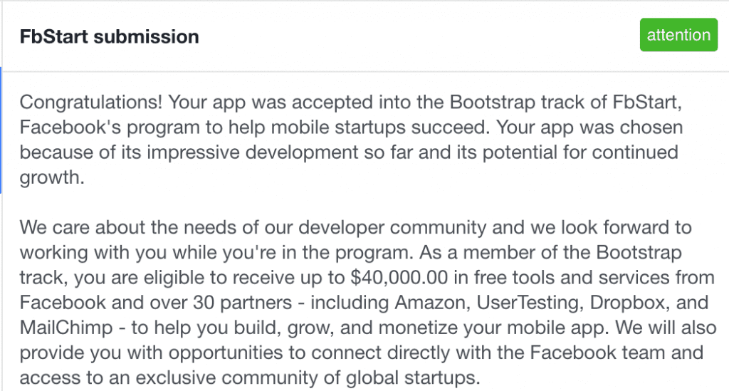 JustCall got accepted into Facebook's FbStart program