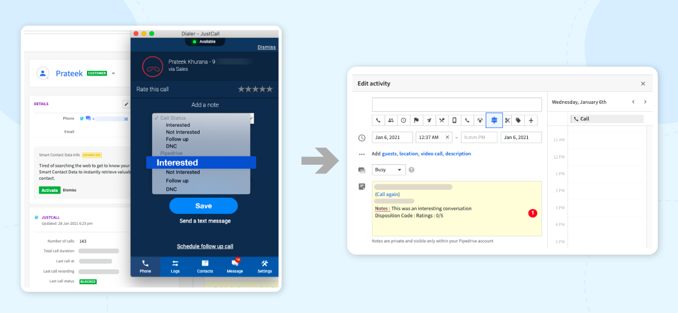 What's Possible With JustCall-Pipedrive Phone Integration? | JustCall Blog
