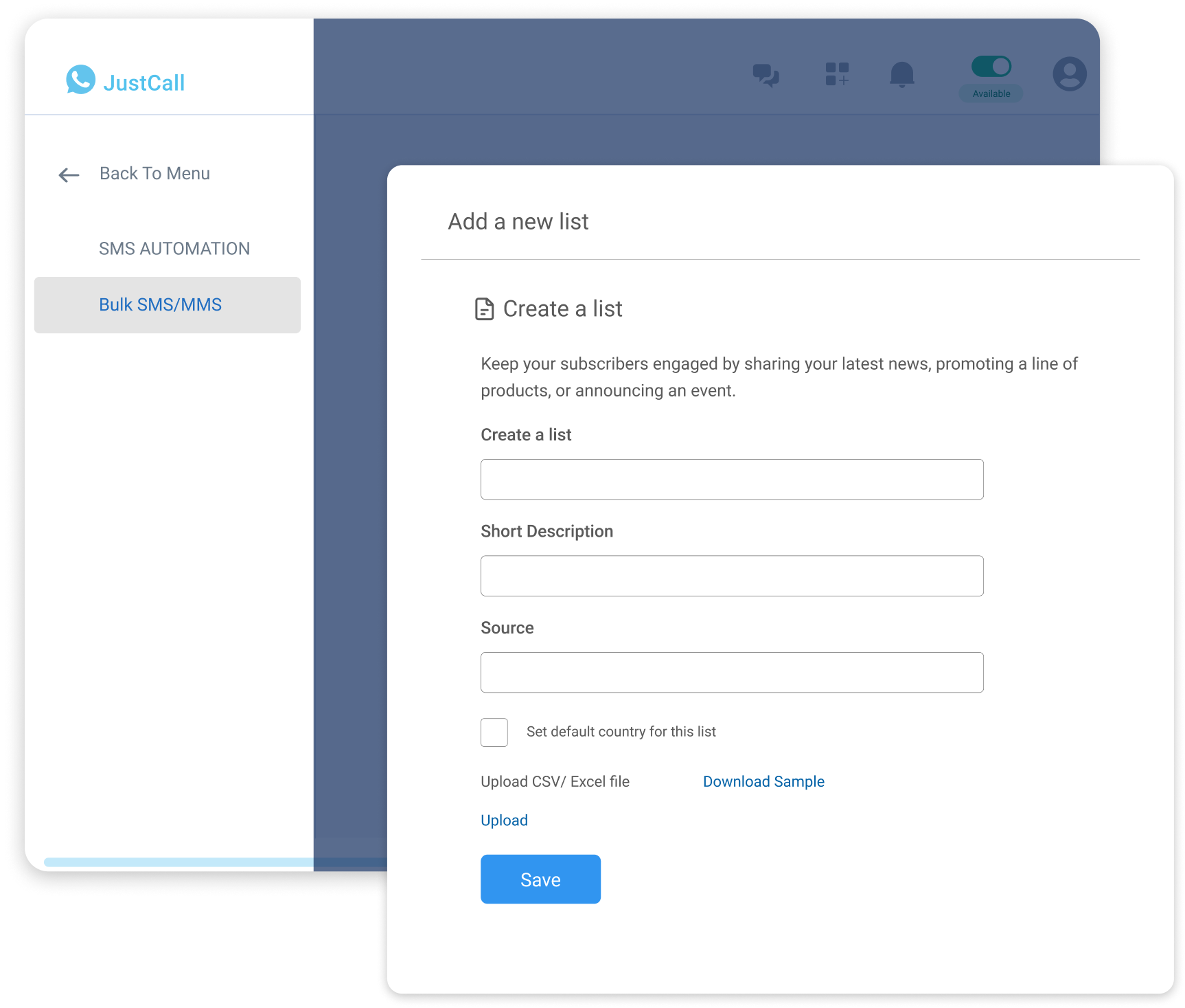 How to Create a Bulk SMS Campaign in minutes | JustCall