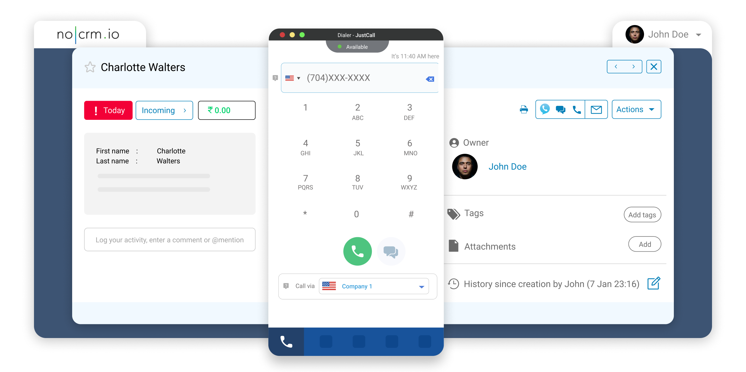 Lead Management Made Easy with JustCall & noCRM.io Phone Integration | JustCall Blog