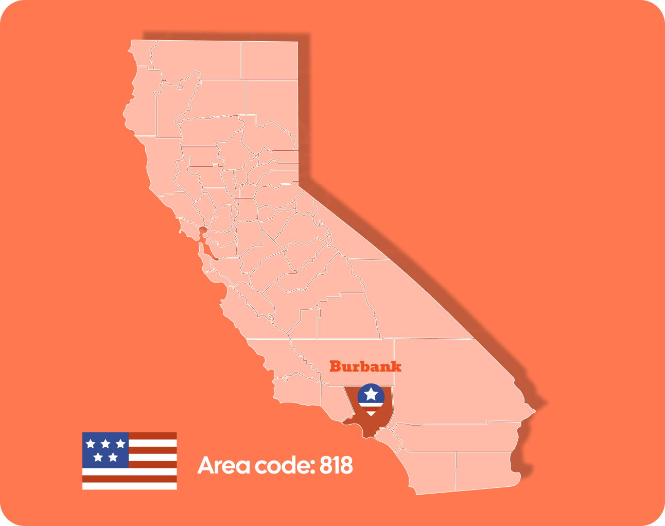 Burbank, California Local Phone Numbers: Area Code 818